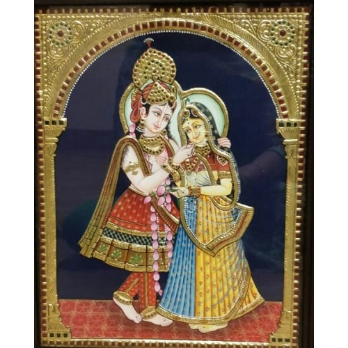 Krishna and Radha Standing pose 1